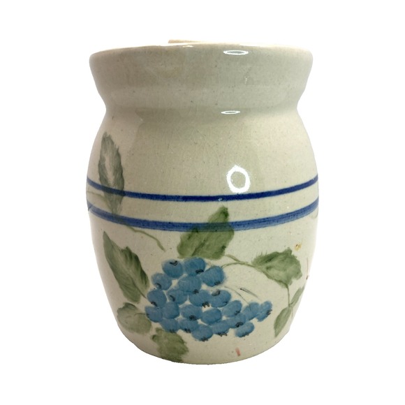 Marshall Pottery | Art | Vtg Marshall Pottery Kenneth Wingo Blue Stripe ...